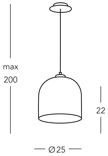 Kolarz A1352.31.W - Lustr na lanku NONNA 1xE27/60W/230V dub/bílá