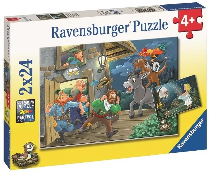 Puzzle pohádky 2x24 dílků