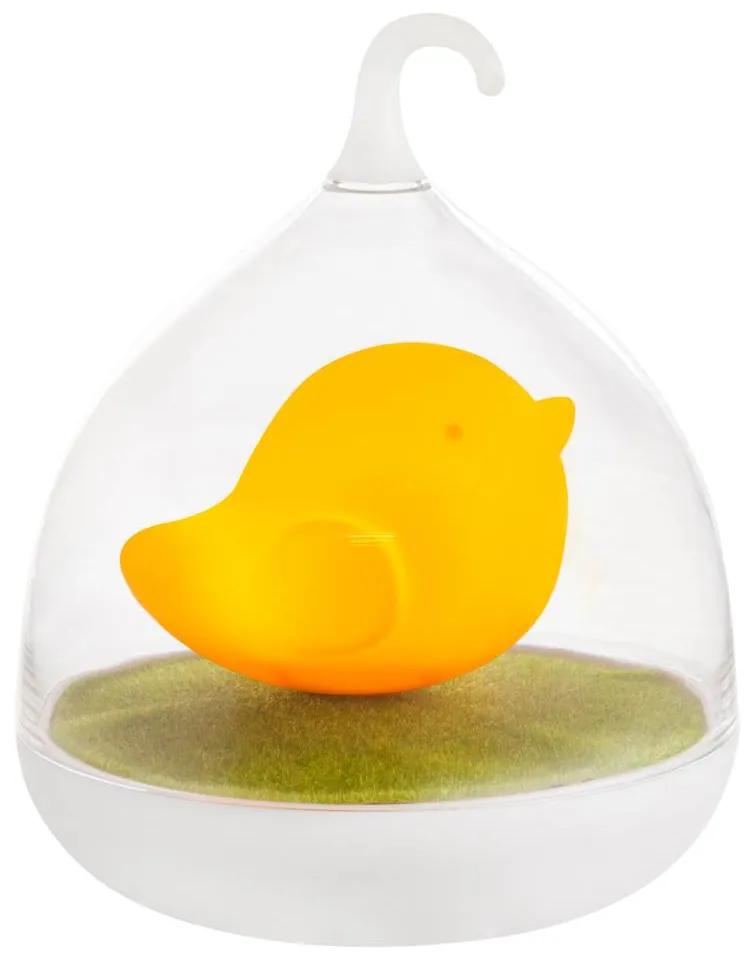 Závěsná LED dětská dekorace ve tvaru ptáčka AMPATO, oranžová Globo AMPATO 28038O