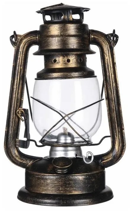 Brilagi - Petrolejová lampa LANTERN 28 cm měděná