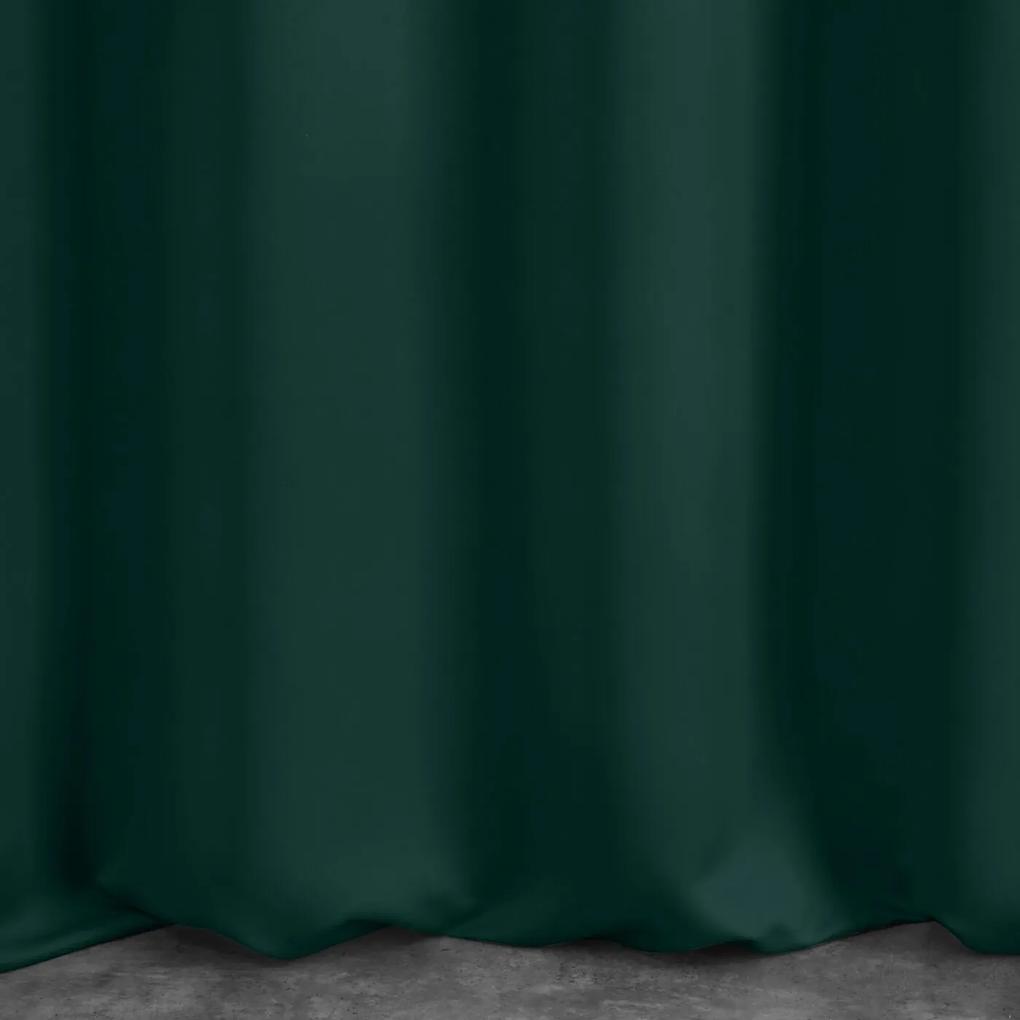 Dekorační závěs s řasící páskou zatemňující PREMIUM BLACKOUT 19 140x250 cm smaragdová (cena za 1 kus) MyBestHome