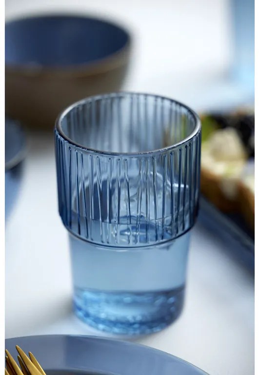 Bitz Sada 4 kávových sklenic Kusintha 38cl Blue