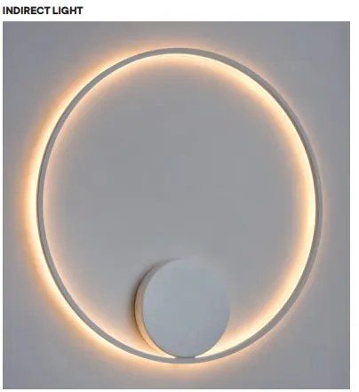 Redo Nástěnné/stropní led svítidlo Orbit Barva: Bílá Direct, Chromatičnost: 3 000 K (teplá bílá) Triac, Ø - Průměr: 80cm