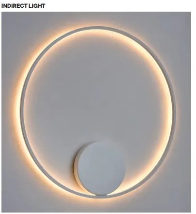 Redo Nástěnné/stropní led svítidlo Orbit Barva: Bílá InDirect, Chromatičnost: 4 000 K (denní bílá) Triac, Ø - Průměr: 40cm