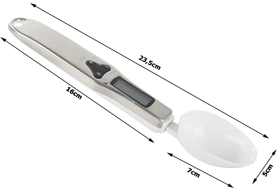 Verk Group Elektronická kuchyňská váha lcd digitální přesná ručička 500g