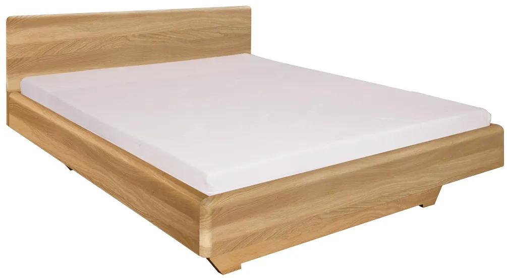 Drewmax LK110 120x200 cm dřevěná postel masiv buk dvojlůžko