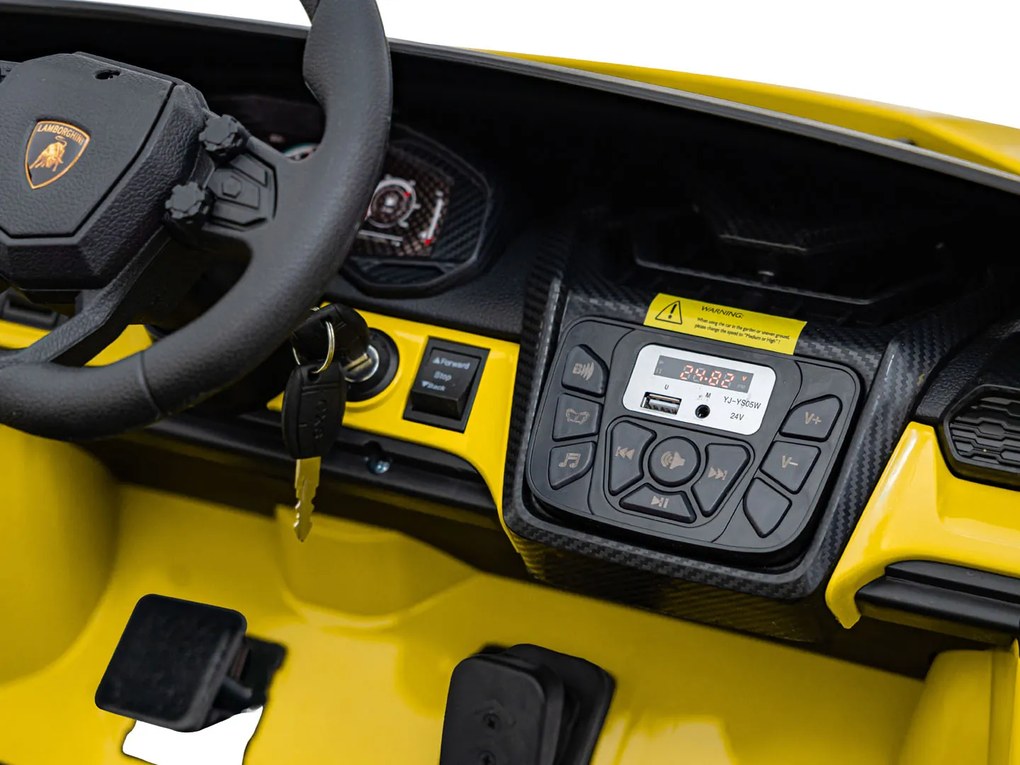 Ramiz Vozidlo Lamborghini Revuelto XL STRONG žluté