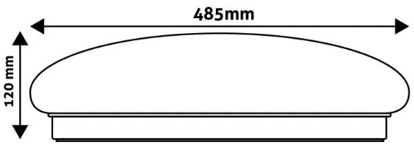 Prémiové led stropní svítidlo Avide Stella XL 49cm 48W 3100lm CCT dálkové ovládání, 3 roky