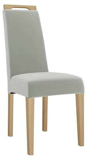 Jídelní židle JK79, Barva dřeva: bílá, Potah: Magic Velvet 2240