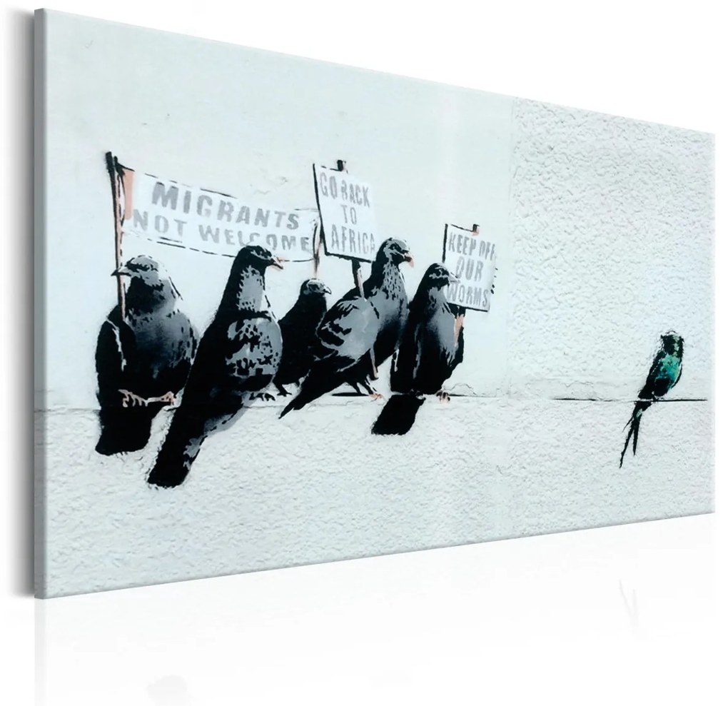 Obraz - Protesting Birds by Banksy