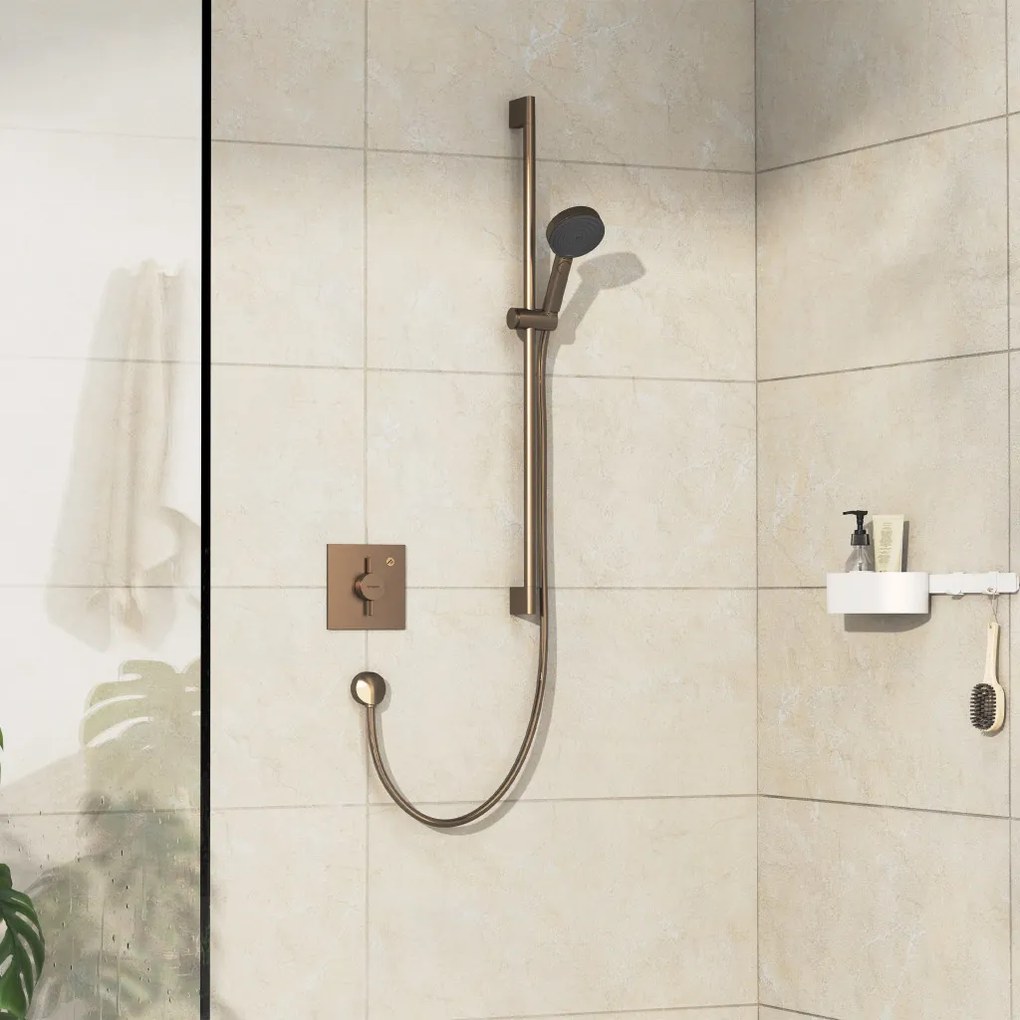 Hansgrohe DuoTurn E - Baterie pod omítku pro 1 spotřebič, kartáčovaný bronz 75617140