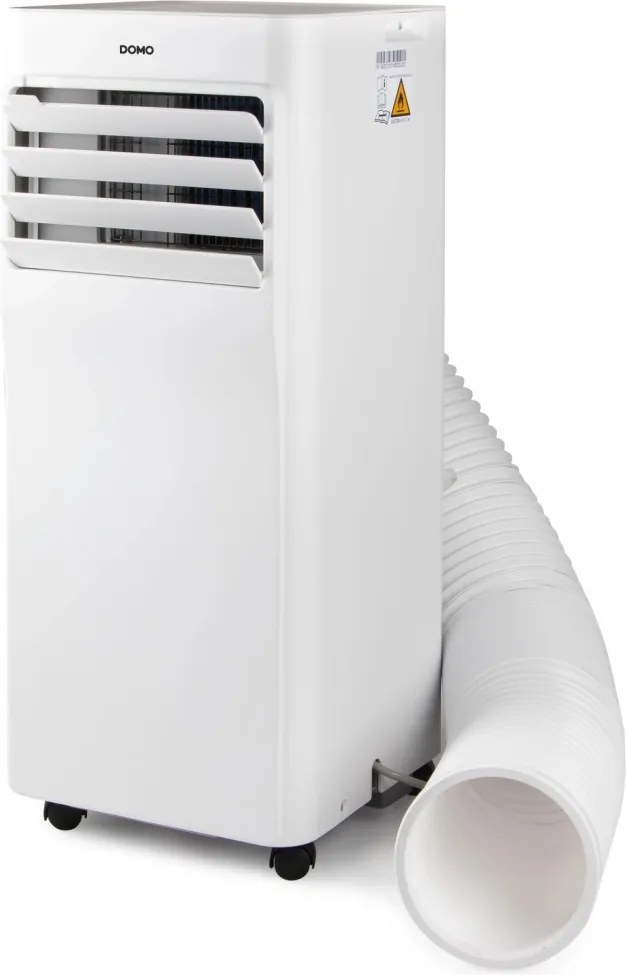 Mobilní klimatizace 4v1 COOLMAX 9000 BTU - DOMO DO10181, 2,6 kW, místnosti do 30 m2, 64 dB, Třída: A, dálkové ovládání, chlazení, ventilace, odvlhčování, čištění vzduchu