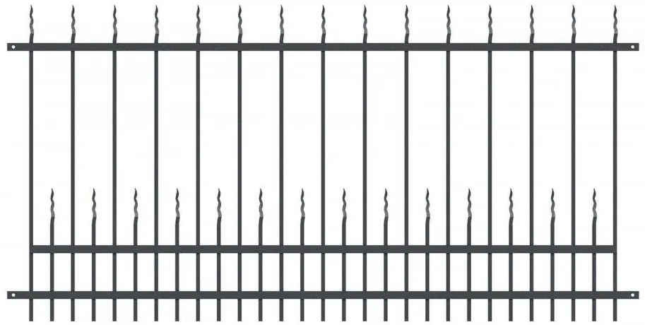 Kovové plotové pole PLP20