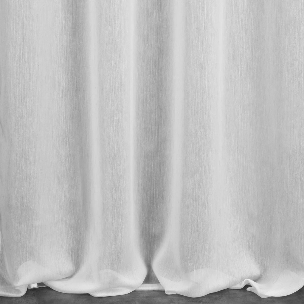 ZÁCLONA NA KROUŽCÍCH LUNA 300 CM X 250 CM CM BÍLÁ