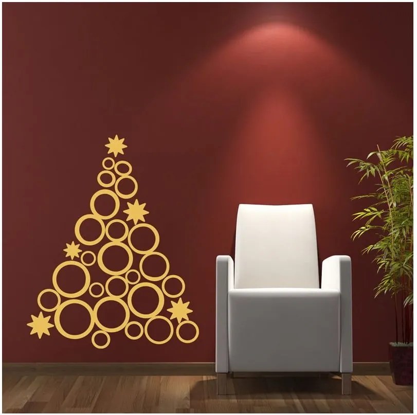 Vánoční samolepka Ambiance Christmas Tree Design