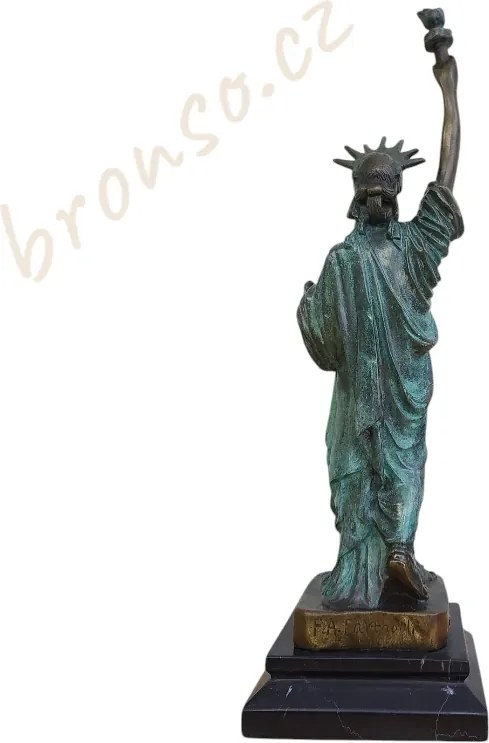 Socha svobody – bronzová soška, symbol volnosti a naděj