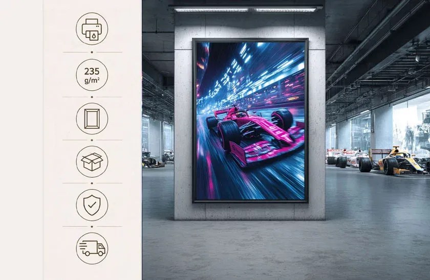 Noční rychlost - obraz - Závodní energie velkoměsta 12 - 70 x 100 cm - 1 149 Kč
