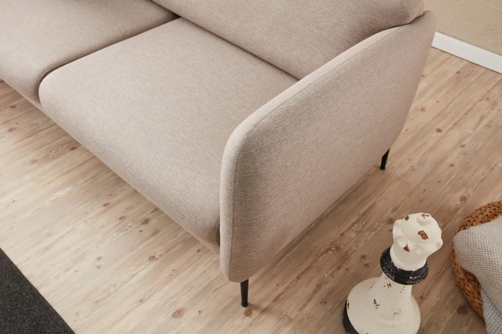 Hanah Home Třímístná pohovka VENUS krémová 210 cm 825BLC2753