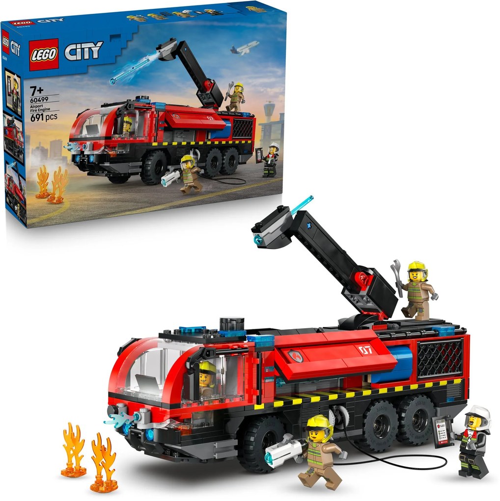 Lego® city 60499 letištní hasičské auto 5702018056899