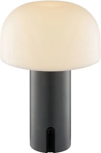 Brilliant G60305/22  Venkovní AKU stolní lampa MATTIS šedá USB-C