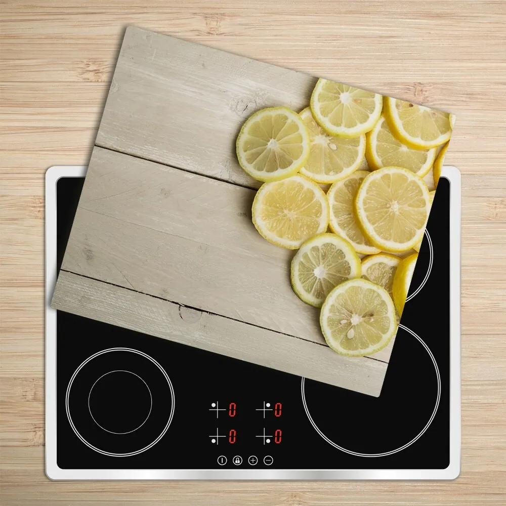 Skleněné deska do kuchyně Lemonové dřevo 60x52 cm