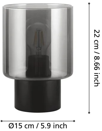 Eglo 33984 - Stolní lampa GOROSIBA 1xE27/60W/230V