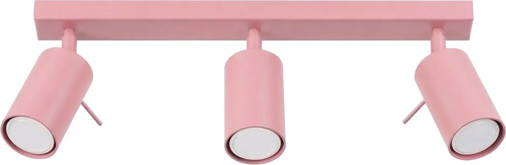 Sollux Lighting Stropní svítidlo RING 3L růžové