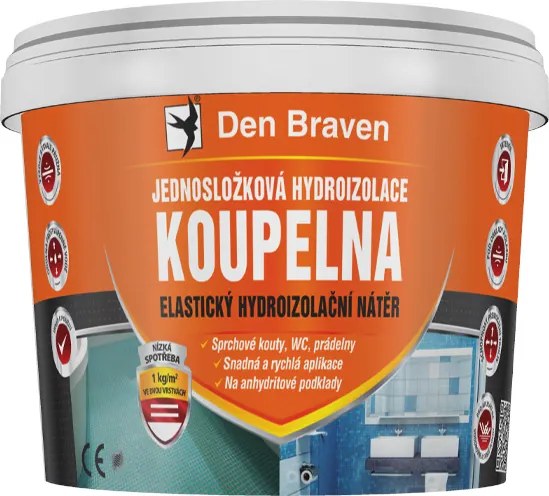 Výrobce: DEBBEX by Den Braven DEBBEX by Den Braven CH0290 Jednosložková hydroizolace KOUPELNA 5 kg kbelík medově hnědá