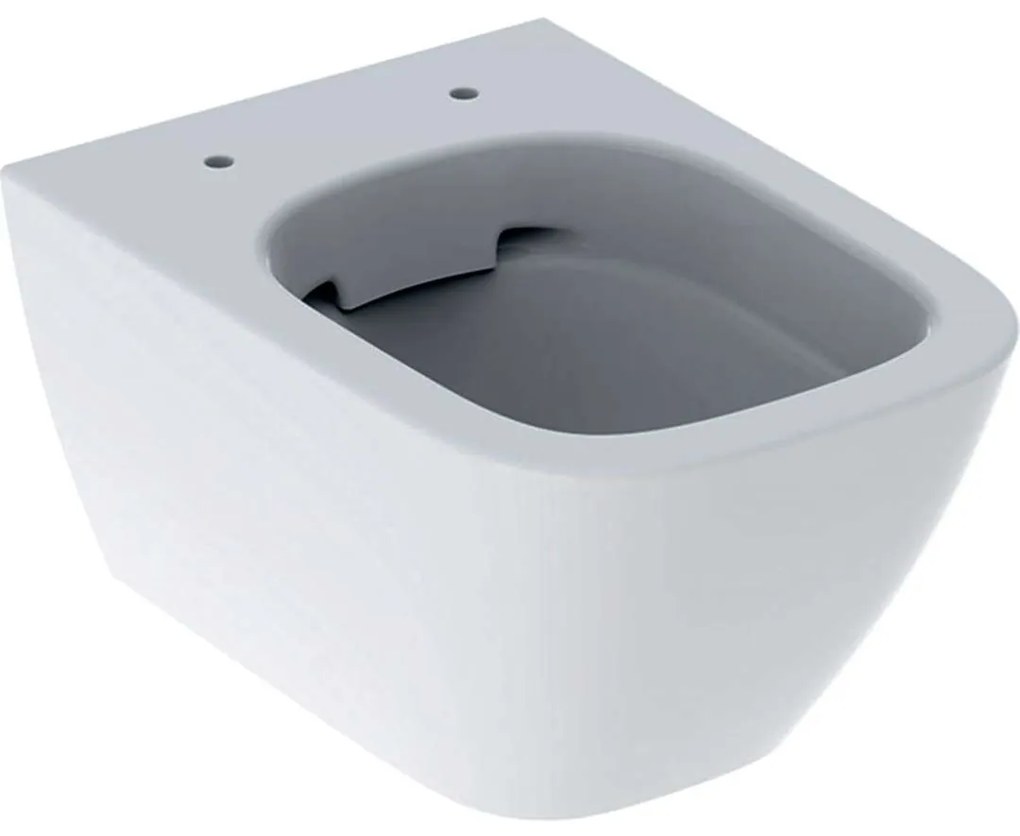 Geberit Smyle Square - Závěsné WC, Rimfree, bílá 500.379.01.1