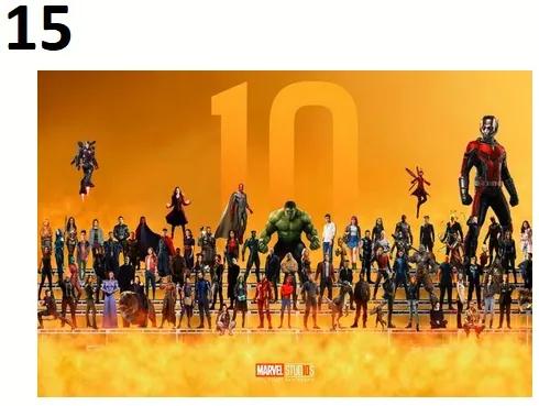 Obraz s motivem Marvel Superhrdinové, více motivů Motiv: 15, Rozměry (cm): 60x90 cm