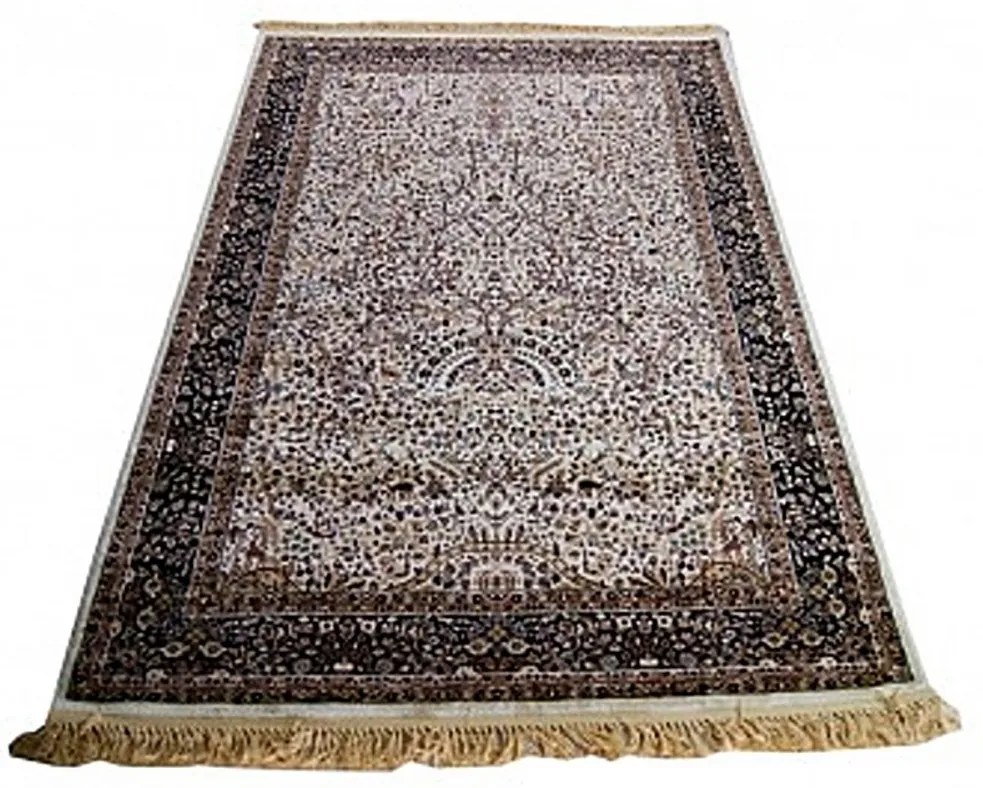 Luxusní kusový koberec Kiral krémový, Velikosti 100x200cm