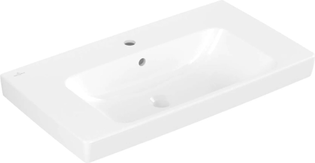 Villeroy & Boch Architectura - Umyvadlo 80x45 cm, s přepadem, otvor pro baterii, CeramicPlus, alpská bílá 4A8780R1