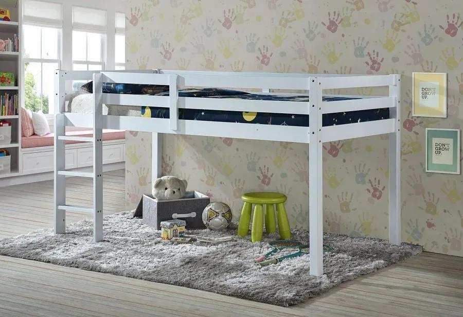 Casarredo - Komfort nábytek Postel patrová BRONY 90x200 cm bílá