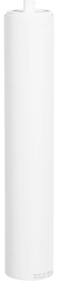 Designové závěsné svítidlo bílé vč. 1-fázového kolejnicového adaptéru - Slimline Tuba Small