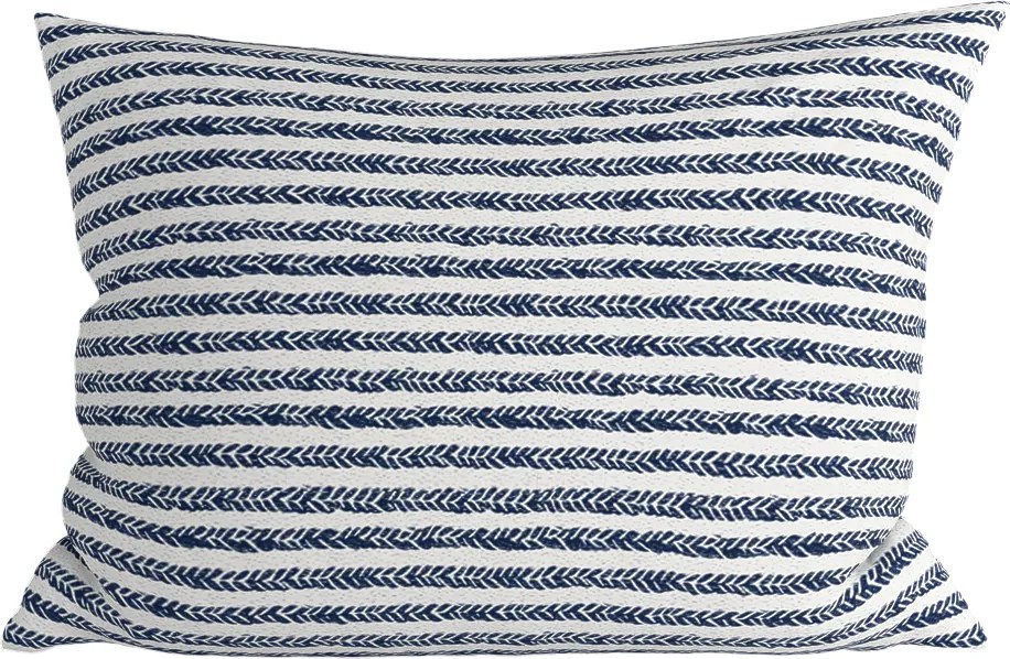 Polybavlněný povlak na polštář NAVYSTA POLY 70x90 cm, modro-bílý