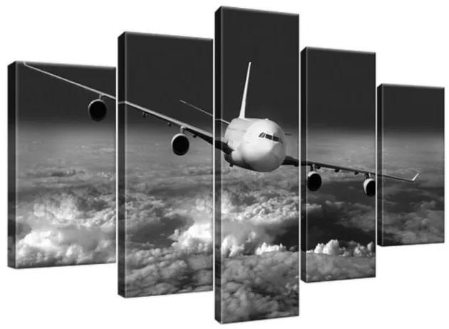 Tištěný obraz Letadlo v oblacích 100x63cm 2205A_5D