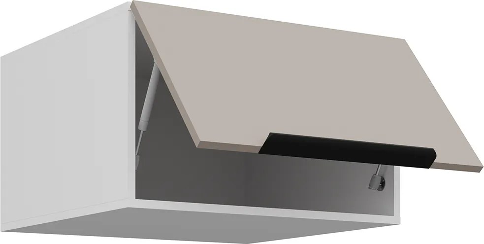 ARIA lb | horní skříňka 60 NAGU-36 1F výklopná | 60 cm | HLUBOKÁ | ANTI FINGERPRINT povrch | bílá/béžová