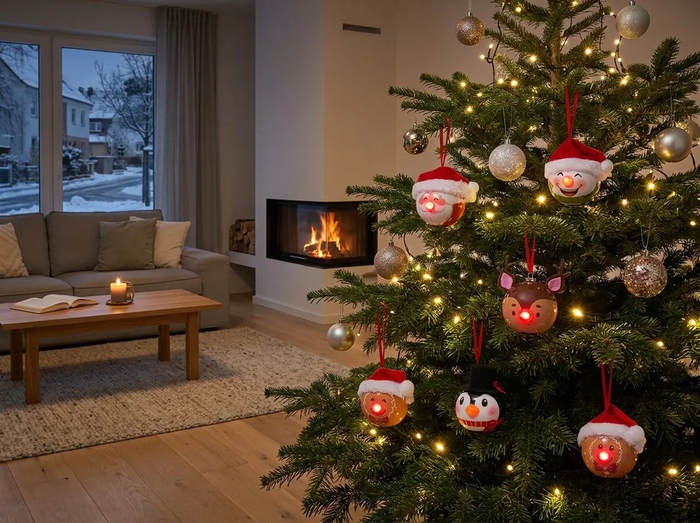 LED vánoční ozdoba JOLLY LIGHTS 6 cm - více variant Varianta: Penguin