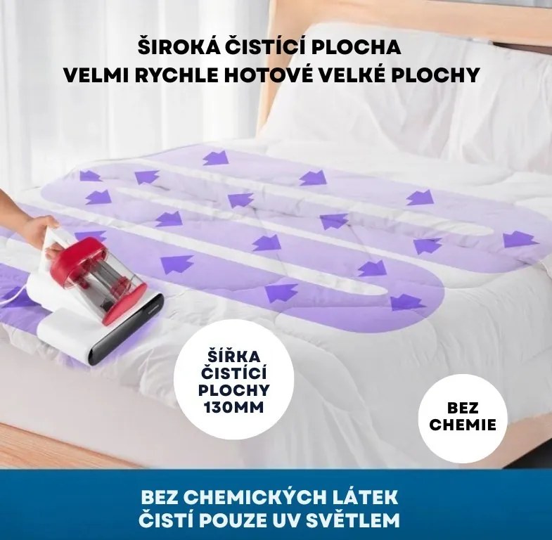 CleanMaxx Cyklónový sterilizační a dezinfekční vysavač s UV-C světlem DES-15061