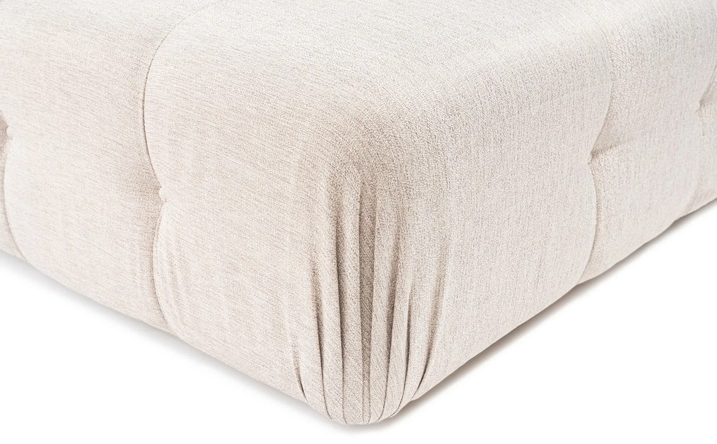 Hanah Home Čtyřmístná pohovka s pufem DOBLO světle hnědá 315 cm