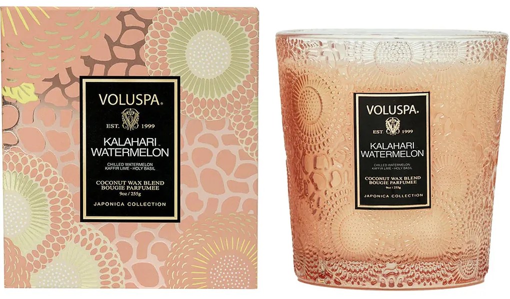 Voluspa – vonná svíčka Kalahari Watermelon (Vodní meloun), 255 g