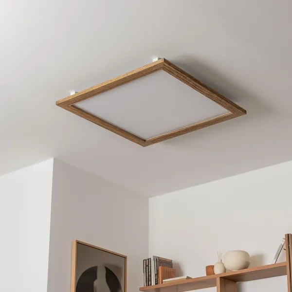 Eglo - LED Přisazený panel SALOBRENA LED/31W/230V hnědá