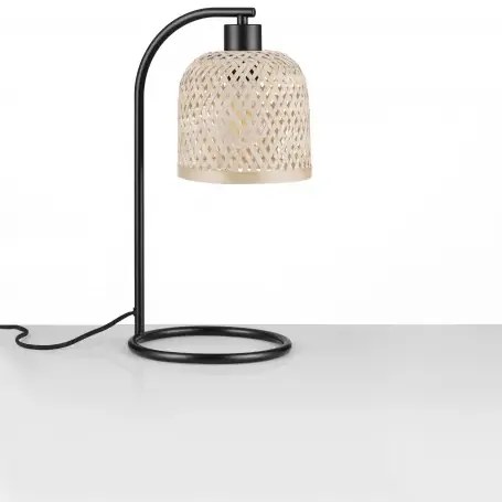 LED přírodně-černá stolní lampa Intra