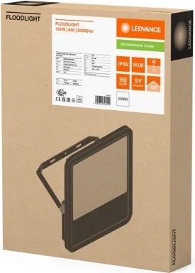 LED reflektor LEDVANCE FLOODLIGHT černý 133W/117W 20000lm/17500lm 4000K neutrální bílá IP66