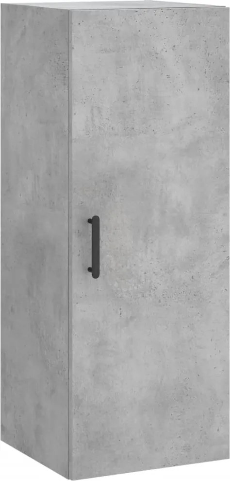 Skříň highboard betonově šedá 34,5x34x180 cm kompozitní dřevo 3198797