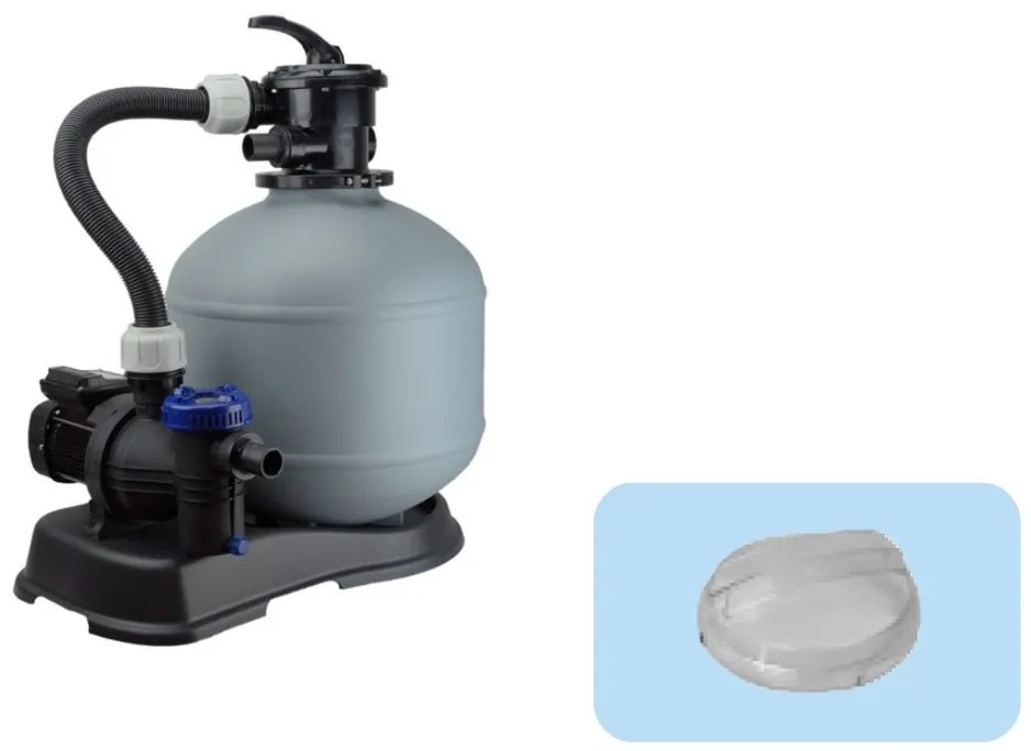 Poolmaster Víčko předfiltru bazénového čerpadla 8 m3/h s těsněním (8116D)