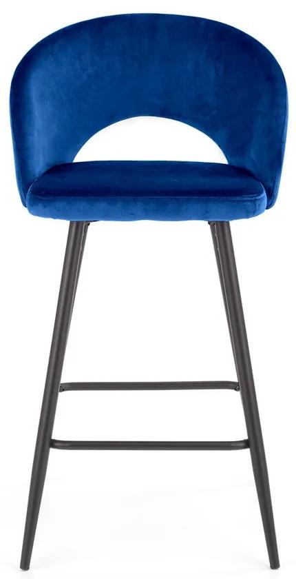 Barová židle Barnes, modrá