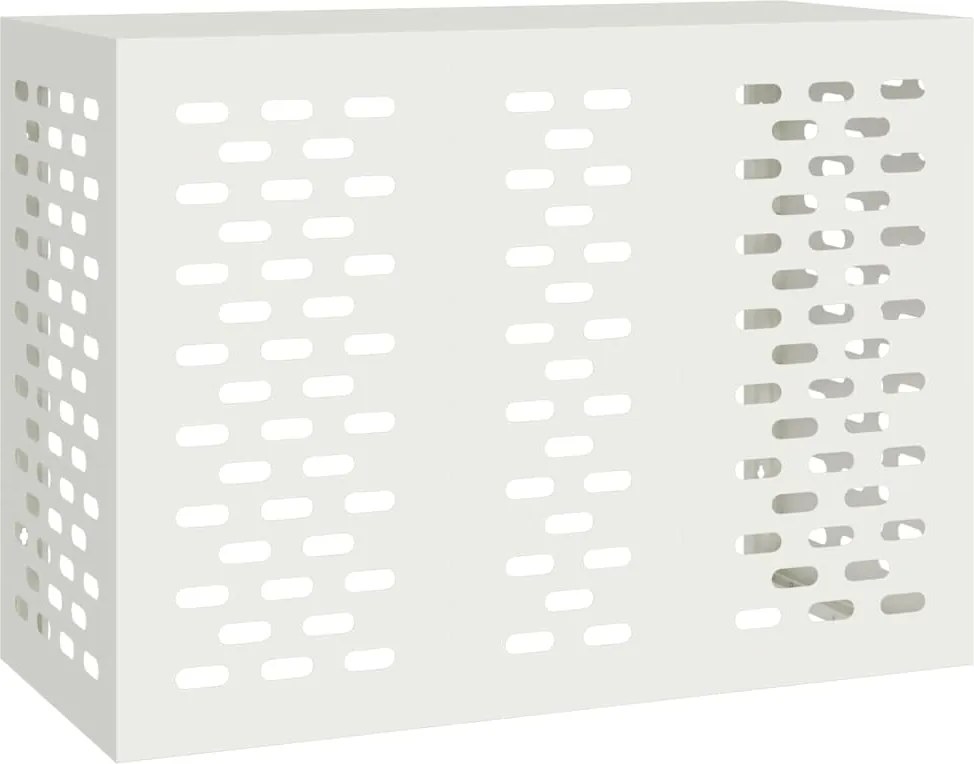 vidaXL Ochrana klimatizace Bílá 110 x 50 x 80 cm