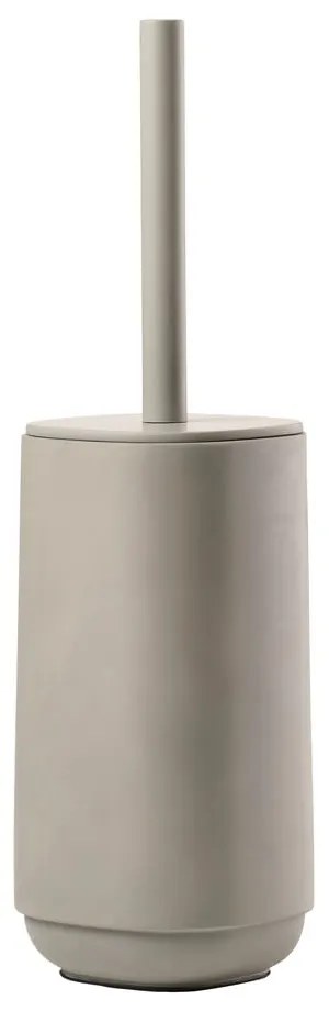 Světle šedá betonová WC štětka Time – Zone