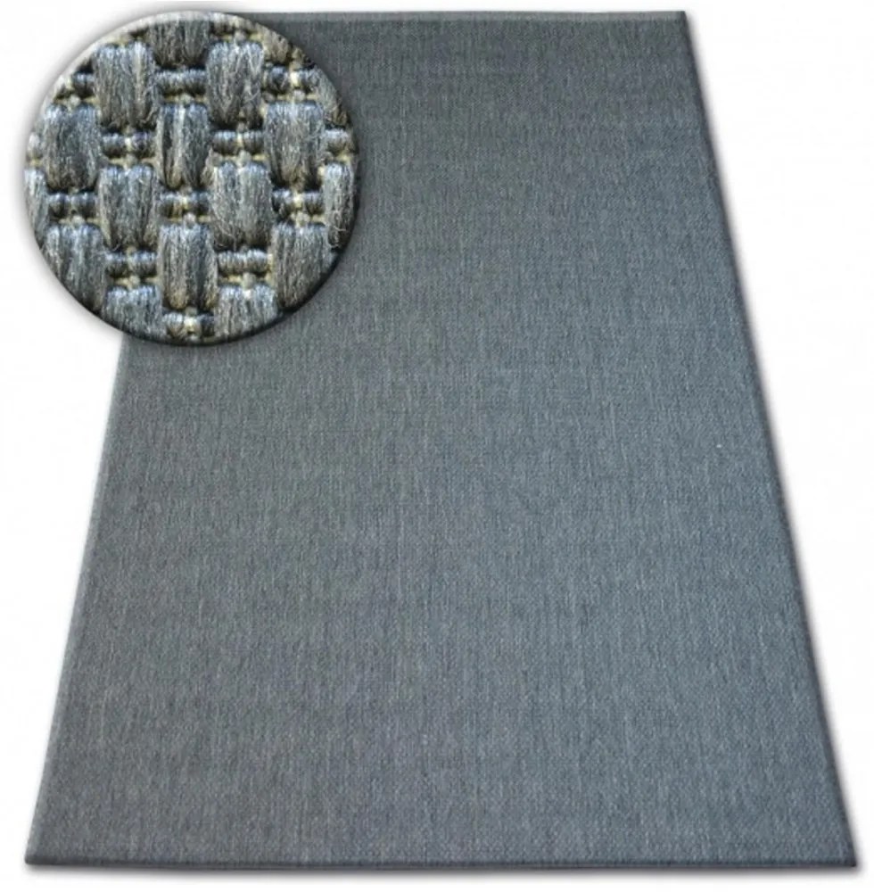 Kusový koberec Flat antracitový 120x170cm